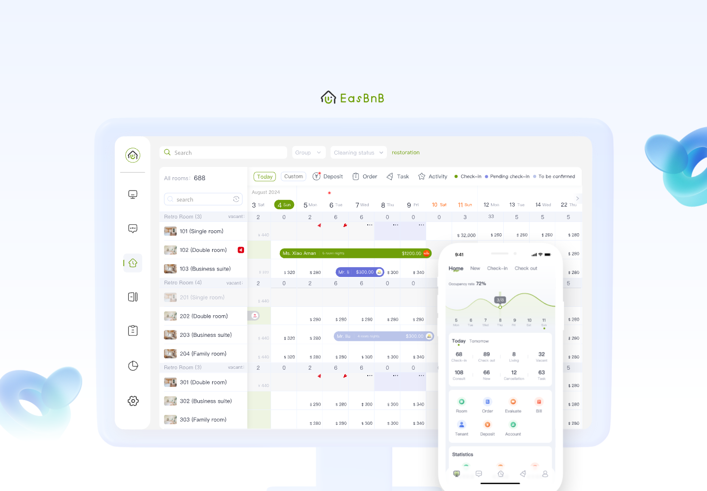 民泊業界向けの専門的なPMSソフトウェアを提供しています – EASIT 株式会社